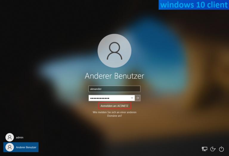 Win10-Client einbinden WS2K19 – ACs IT Tutorials