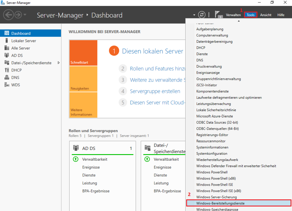 WDS-Server WS2K19 – ACs IT Tutorials